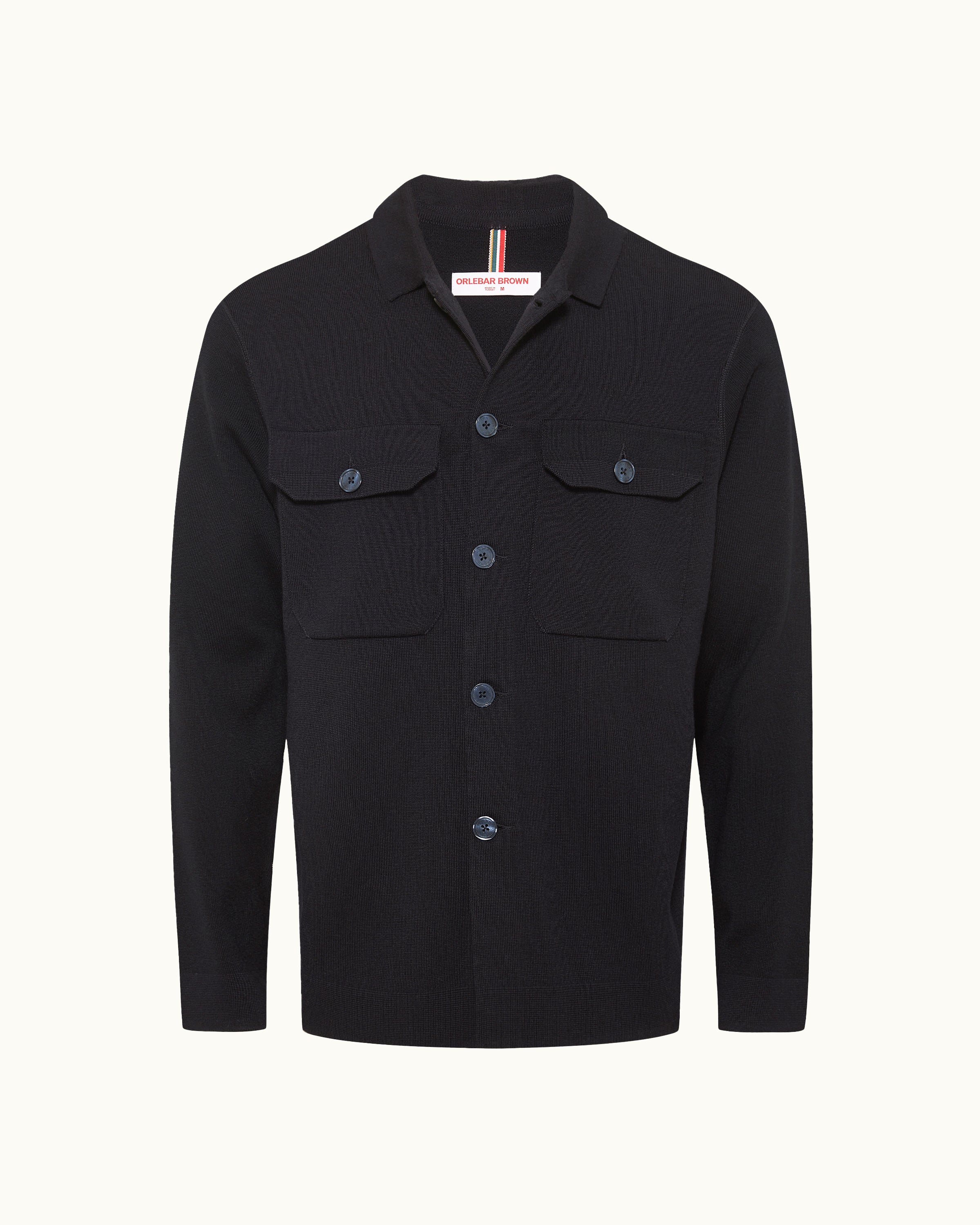 Blue Merino Jacket | Mens Lightweight Outerwear – ORLEBAR BROWN