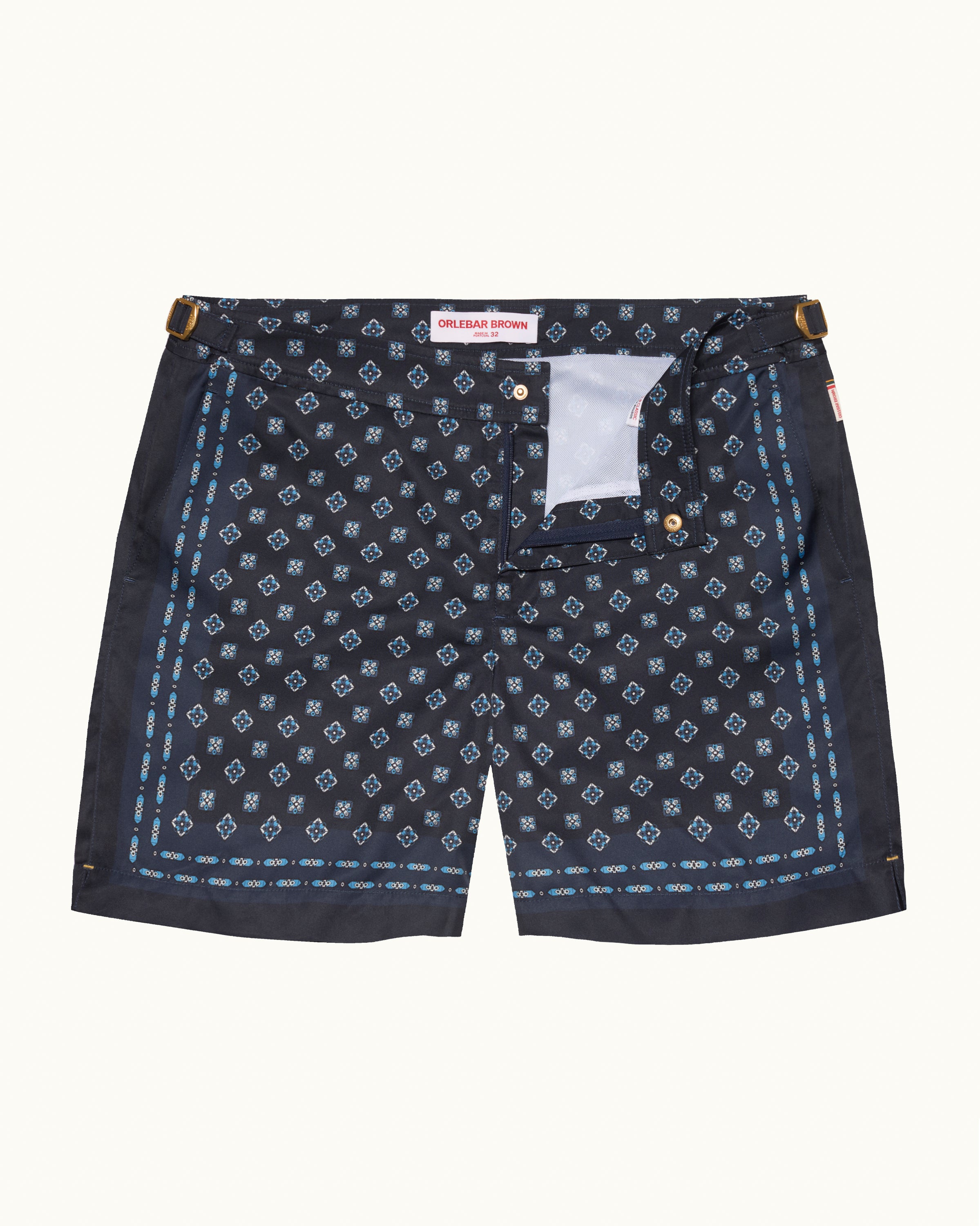 Orlebar Brown | Mid-Length Swim Shorts With Exclusive Luminis Print In ...