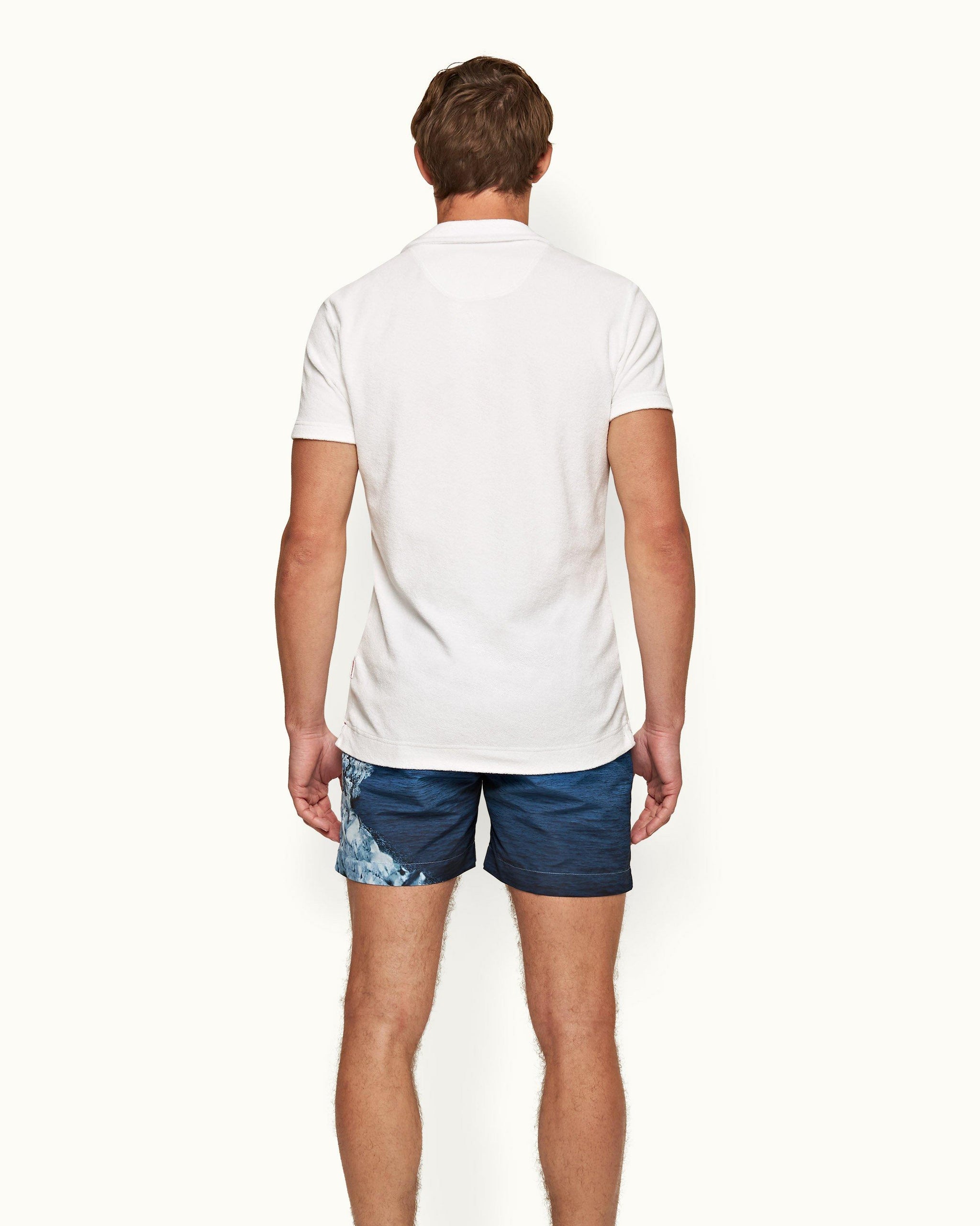 Terry - White Towelling Resort Polo | Orlebar Brown – ORLEBAR BROWN